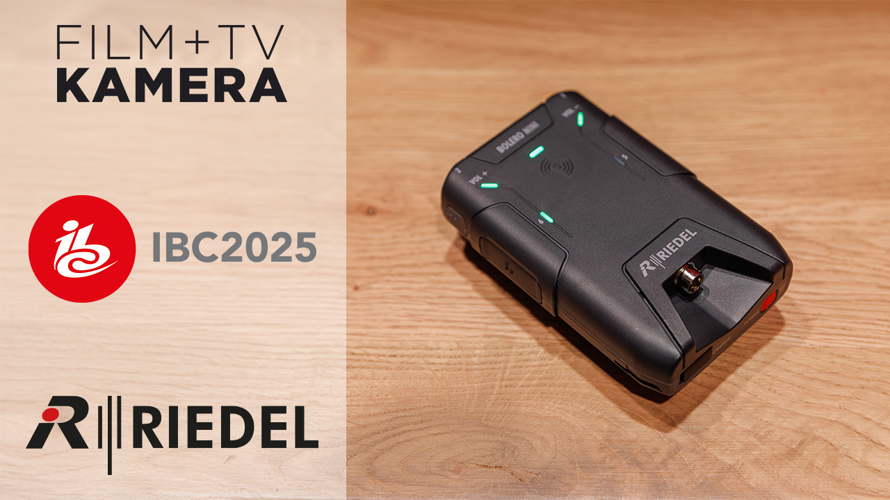 Im Video: RIEDEL Bolero Mini & hi human interface › Film + TV Kamera